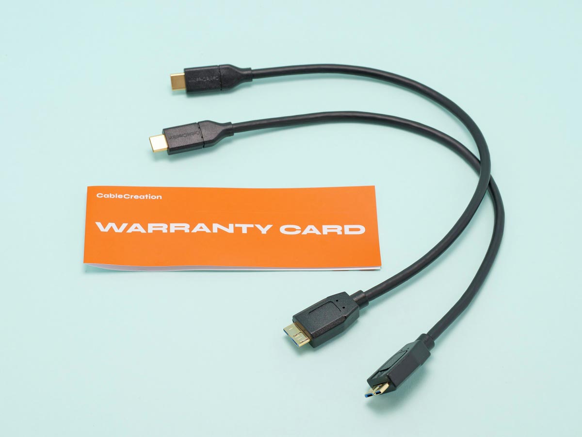 [採寸レビュー] CableCreation USB-C to Micro B 3.1 変換ケーブル 0.3m | 物欲、雑記帳